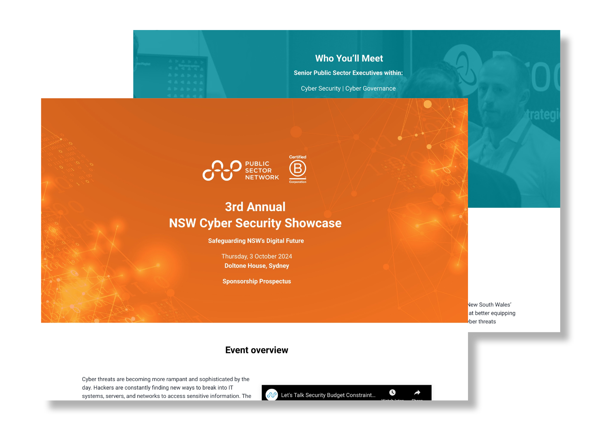 NSW Cyber Security Showcase 2024 Prospectus